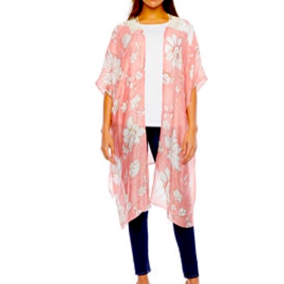 Mixit | Tops | Mixit Crochet Inset Wrap | Poshmark